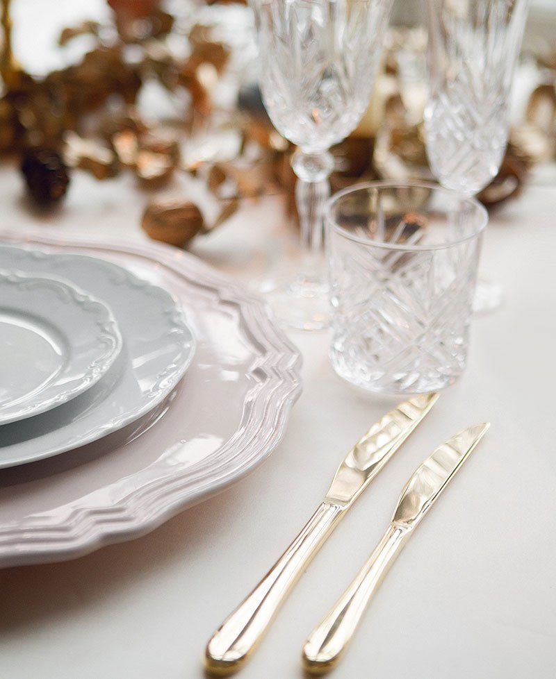 Beautiful tableware - Alamode Banquets